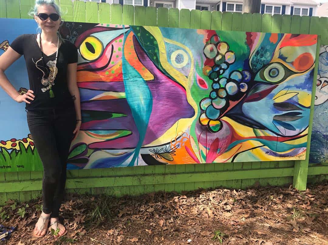 Community Fence Murals - ViBe Creative District