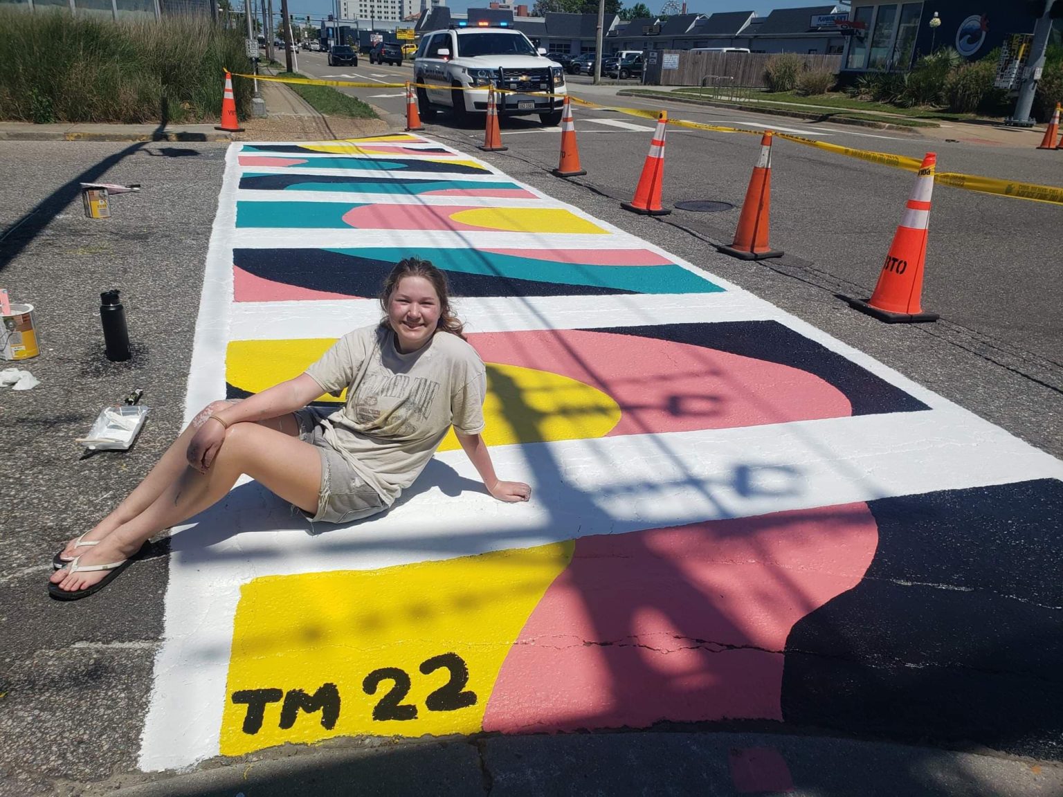 Sidewalk Art & Creative Crosswalks - ViBe Creative District