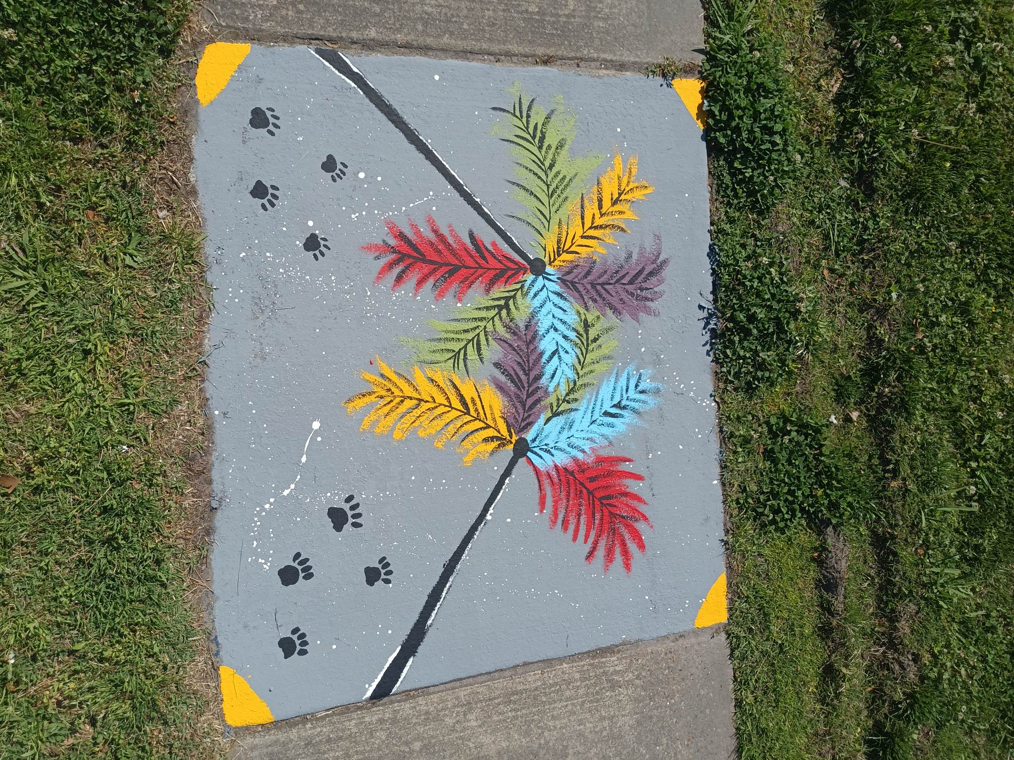 Sidewalk Art & Creative Crosswalks - ViBe Creative District