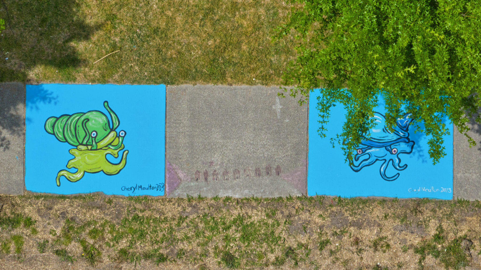 Sidewalk Art & Creative Crosswalks - ViBe Creative District